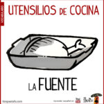Los utensilios de cocina en español, vocabulario cocina español