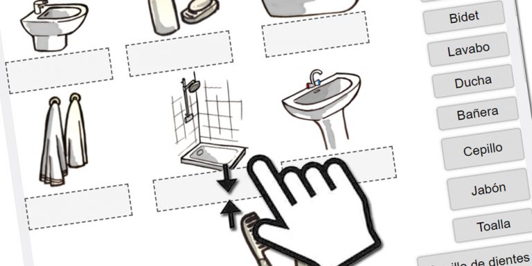 Vocabulario en el baño, vocabulario español de la casa - Tio Spanish